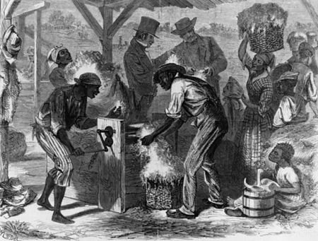 The Northern and Southern United States circa 1850: immigration and slavery